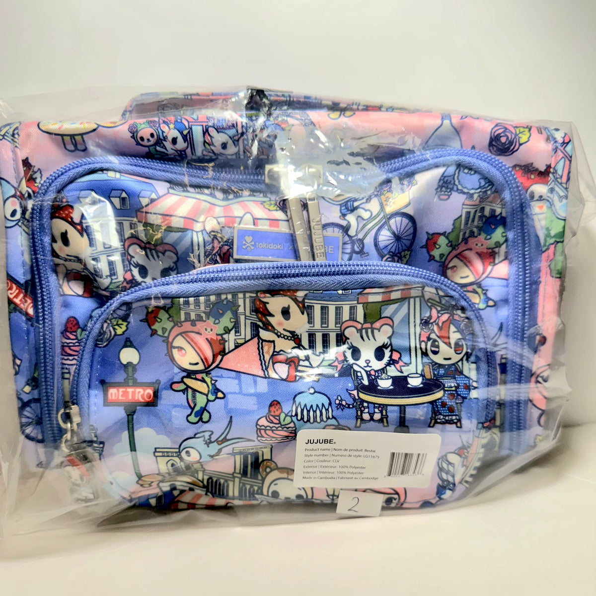 Tokidoki x JuJuBe: C’est la Vie à Paris! - Bestie – RG Natural Babies ...