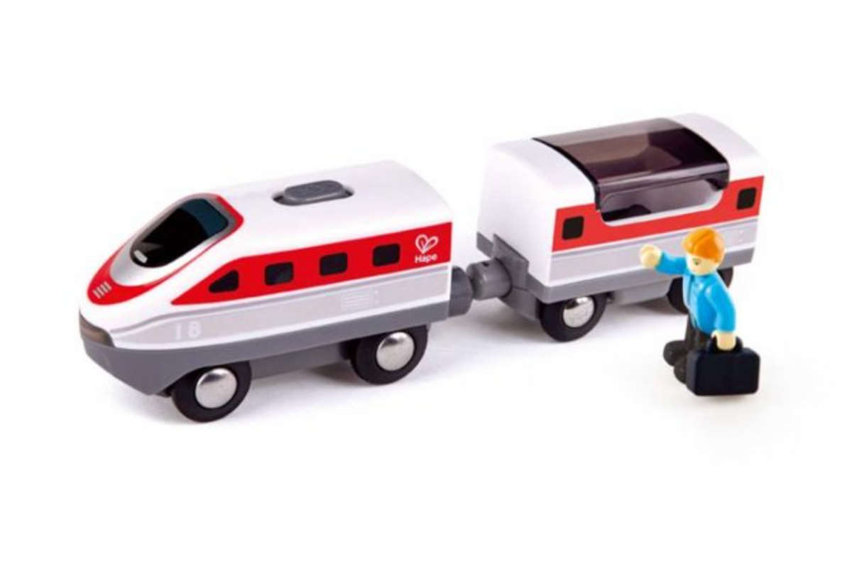 Hape Intercity Battery Powered Train Set – RG Natural Babies and Toys