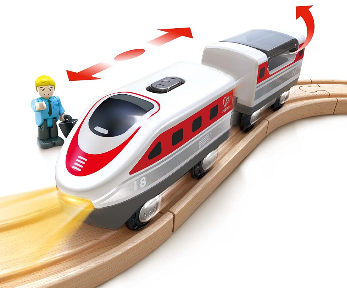 Hape Intercity Battery Powered Train Set – RG Natural Babies and Toys