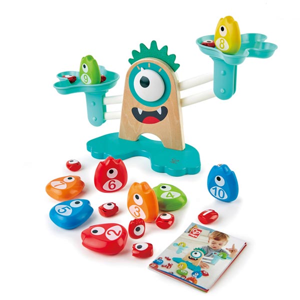 Hape - Monster Math Scale – RG Natural Babies and Toys